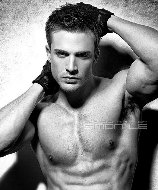 Hunksinswimsuits: Philip Fusco with no briefs: That bush! Pubes of hot mod