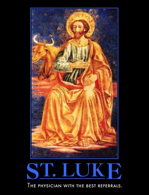 St. Blogustine: Feast Day of St. Luke the Apostle