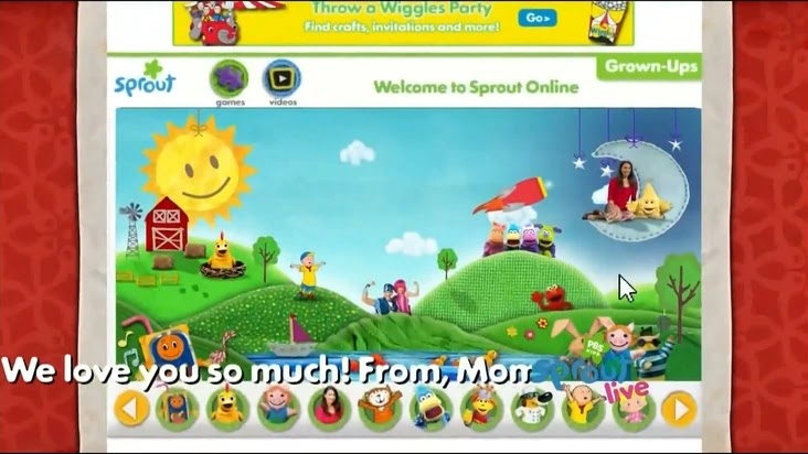 Parents and Kids Share Together: My Week with 2011: The New SproutOnline.com