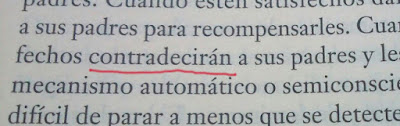¿Cuál es la conjugación correcta: contradiré o contradeciré?