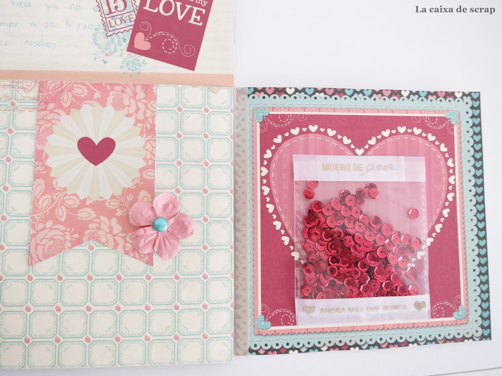 LA CAIXA DE SCRAP: Flip Book SAN VALENTÍN