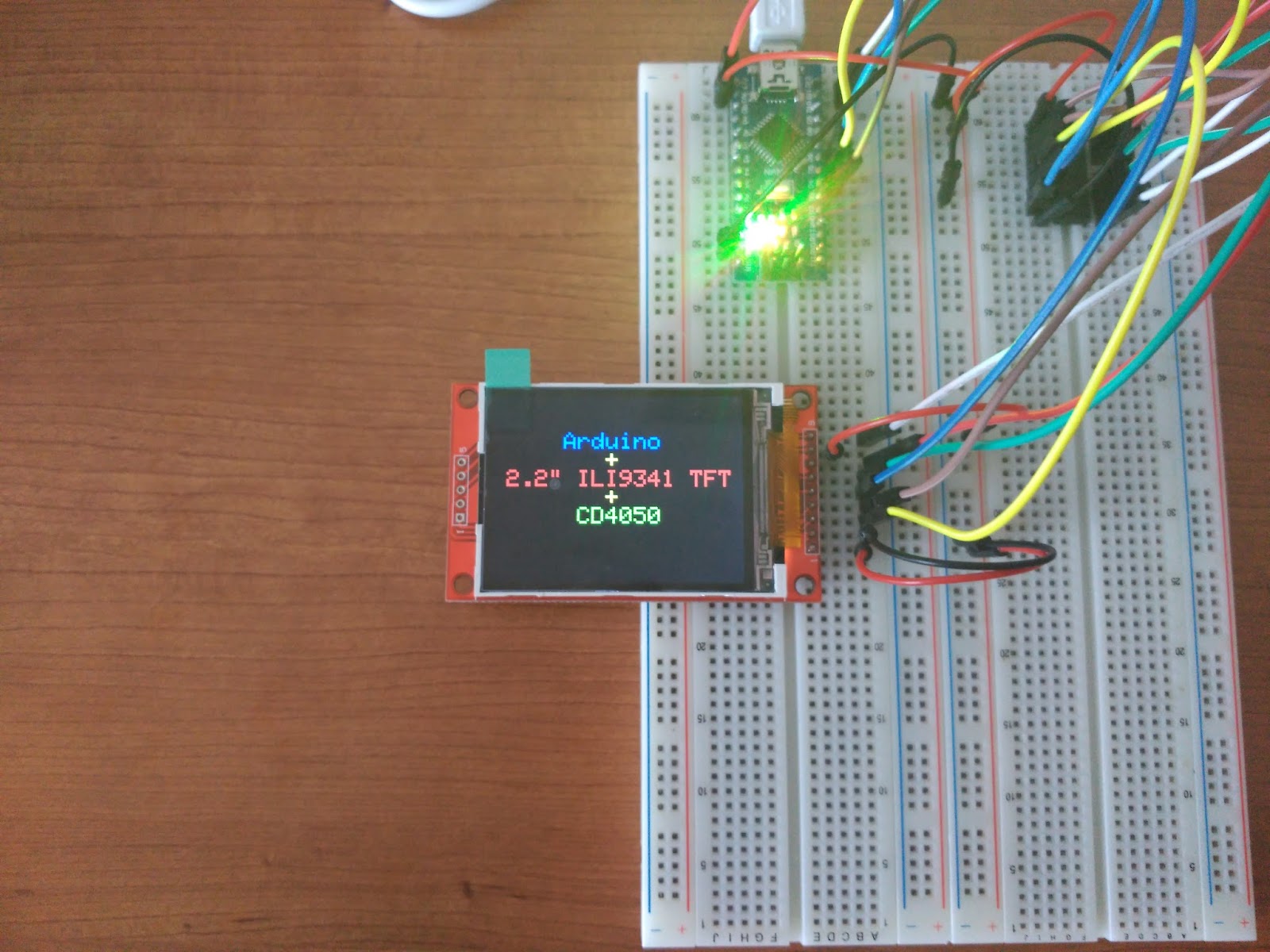 Arduino 22 Inches Ili9341 Tft Cd4050 Nebur Tech Space
