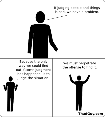 My Thoughts: Judge Yourself Instead Of Others