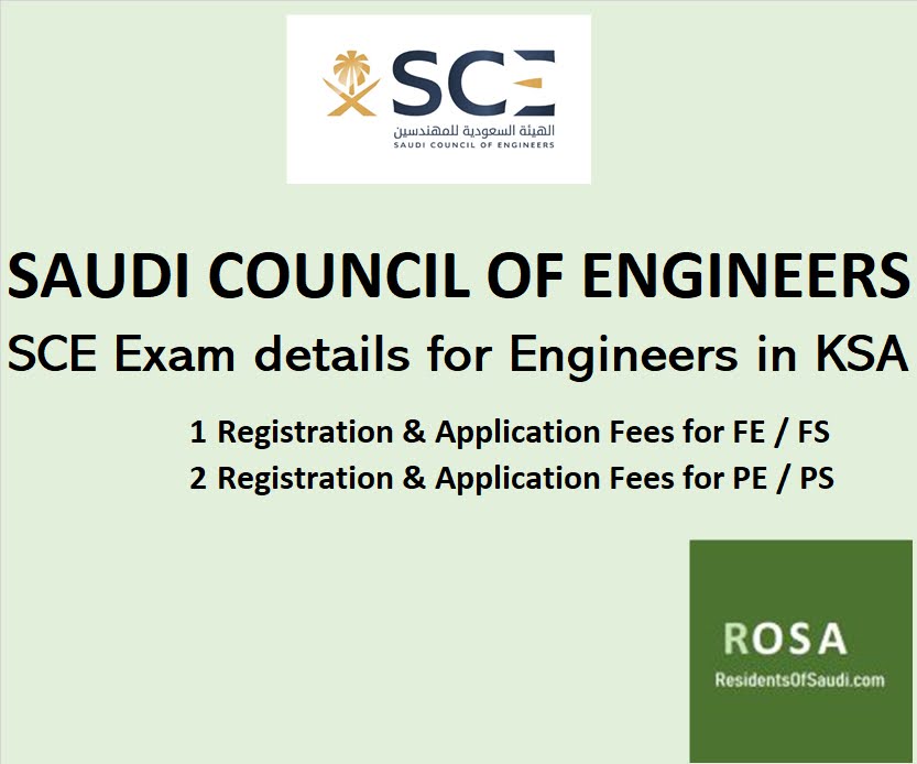 Residents of Saudi Arabia (News and updates) : SCE