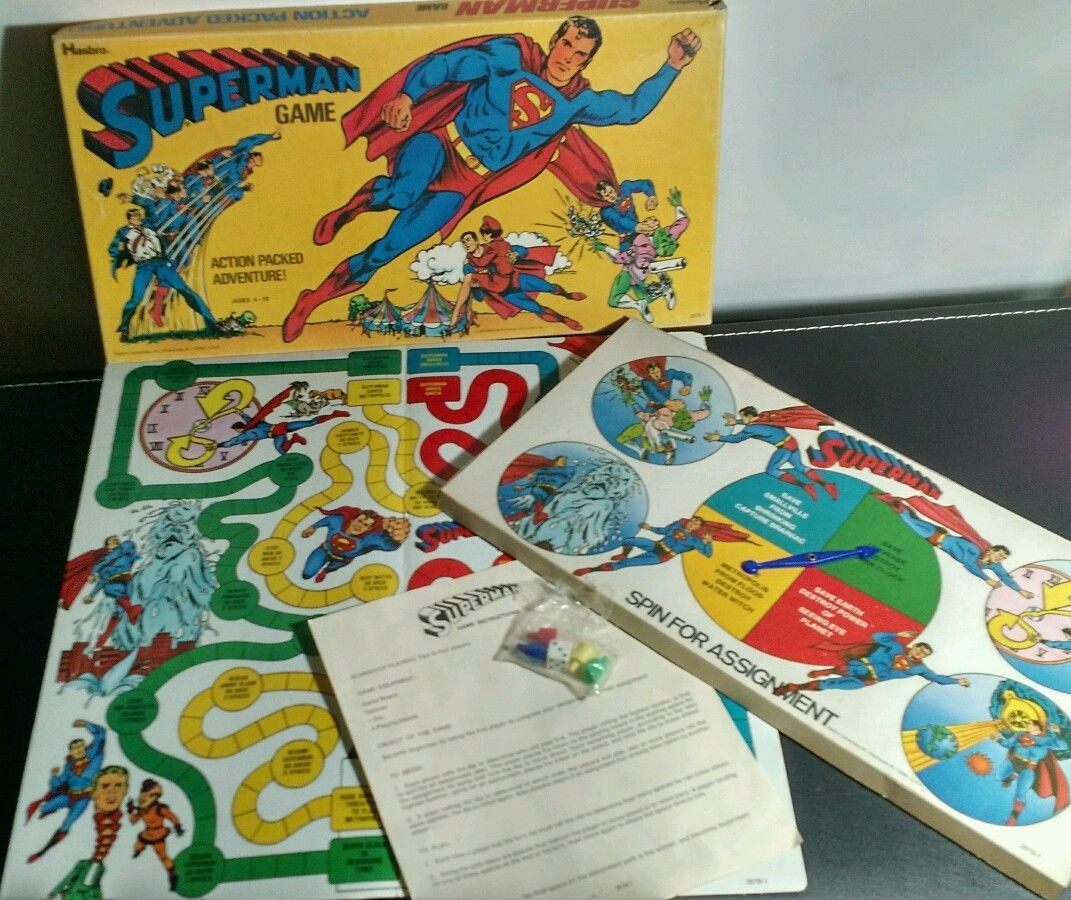 Pop Culture Safari!: Pop Artifacts: Vintage Superman board games