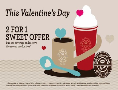 MOMMY BLOG EXPERT: Romantic Coffee Drinks for Valentine's Day - 2 for 1 ...