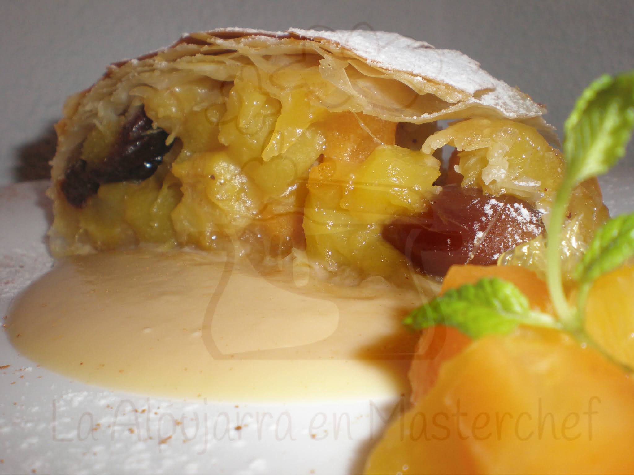 La Alpujarra en Masterchef: Receta de strudel tropical de mango ...