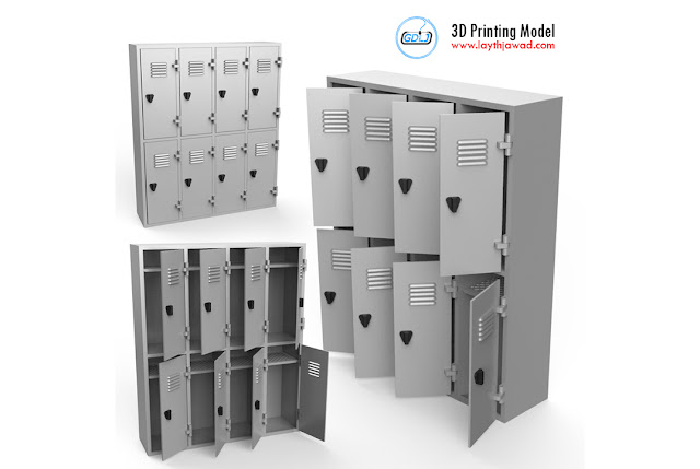 Locker 3D Printing Model | Layth Jawad