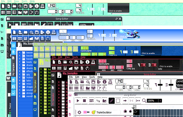 Vishnudut1926: New 8 themes for LMMS designed by me [8 новых тем для ...