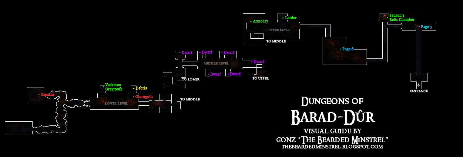 Visual Guide to Barad-Dûr