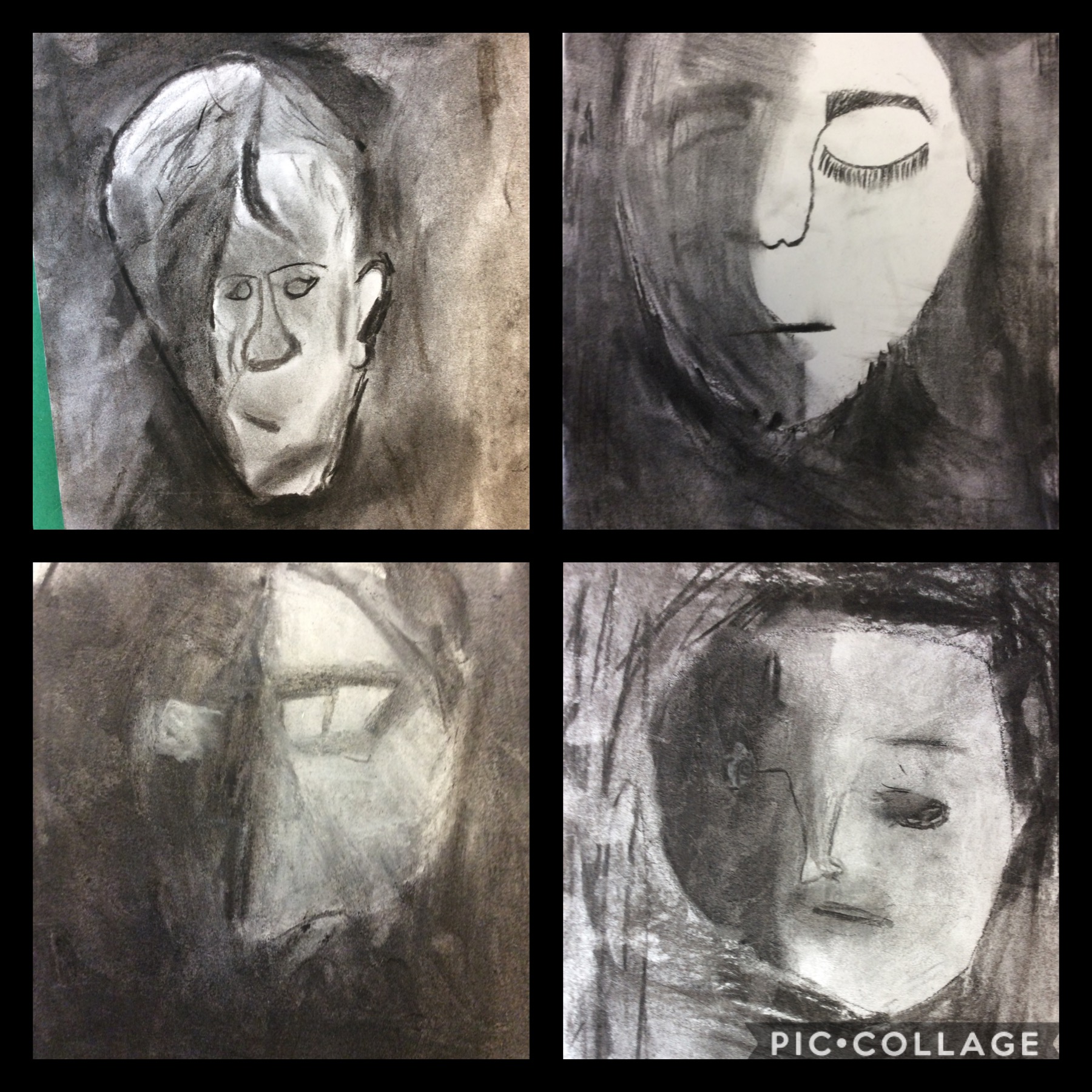 Mead Primary: In the Negative: Dark Tonal Portraits Year 5