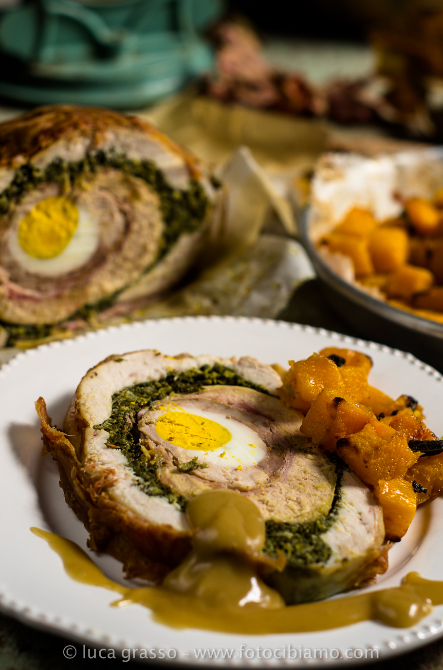 fotocibiamo: POLLO RIPIENO IN STILE MATRIOSKA!