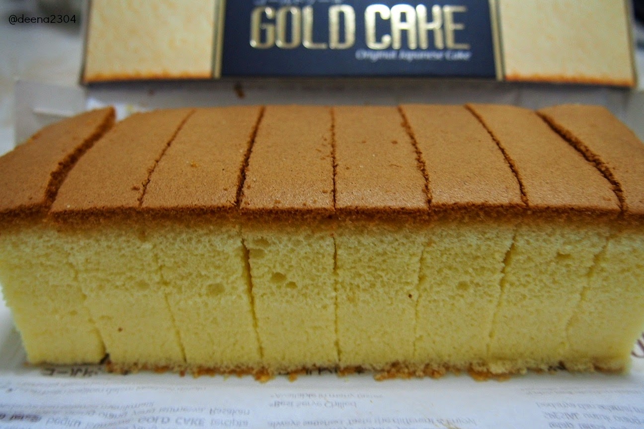 Dina's Story: [SNACK] Rious Gold Cake (Japanese Cake)