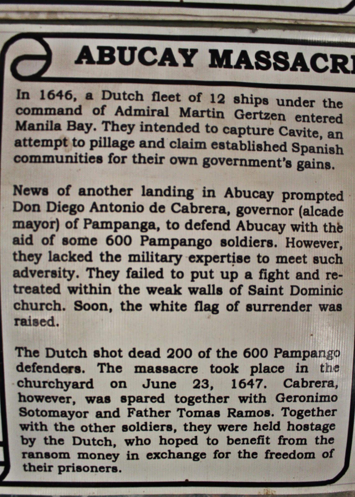 Balanga, Bataan :: Day 1 - Abucay Church