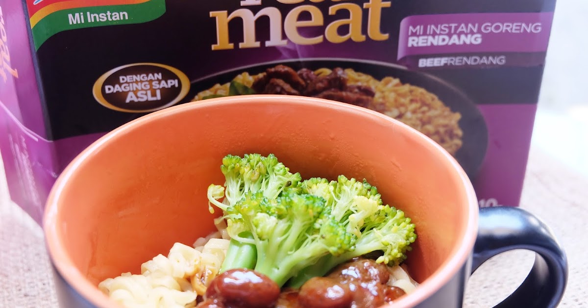 Indomie Instan Real Meat Rasa Rendang - Dengan Daging Sapi Asli - Wulan ...