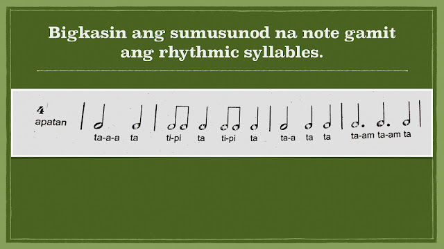 Ang Mga Rhythmic Pattern