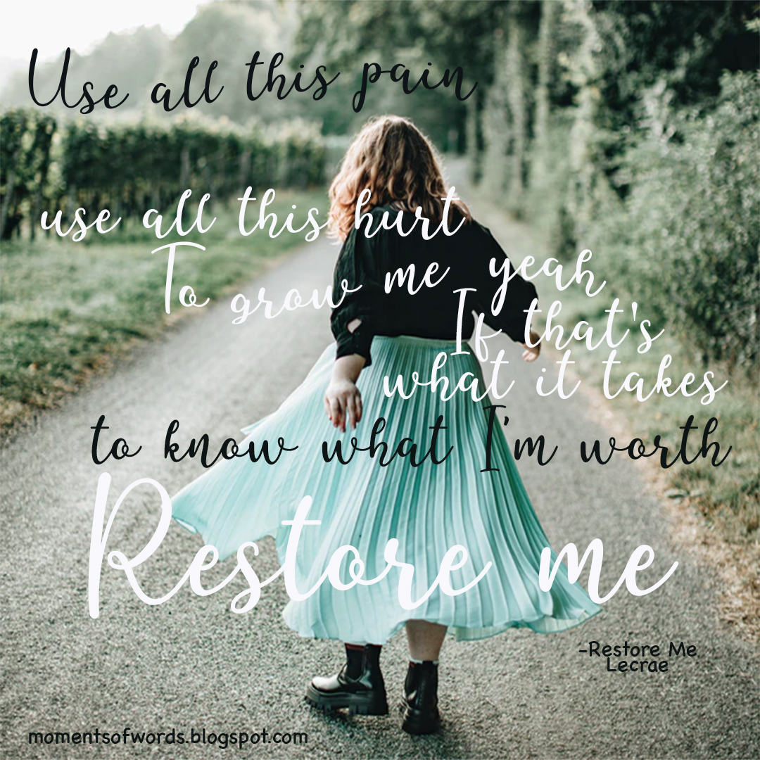 Restore Me by Lecrae | Moments of words