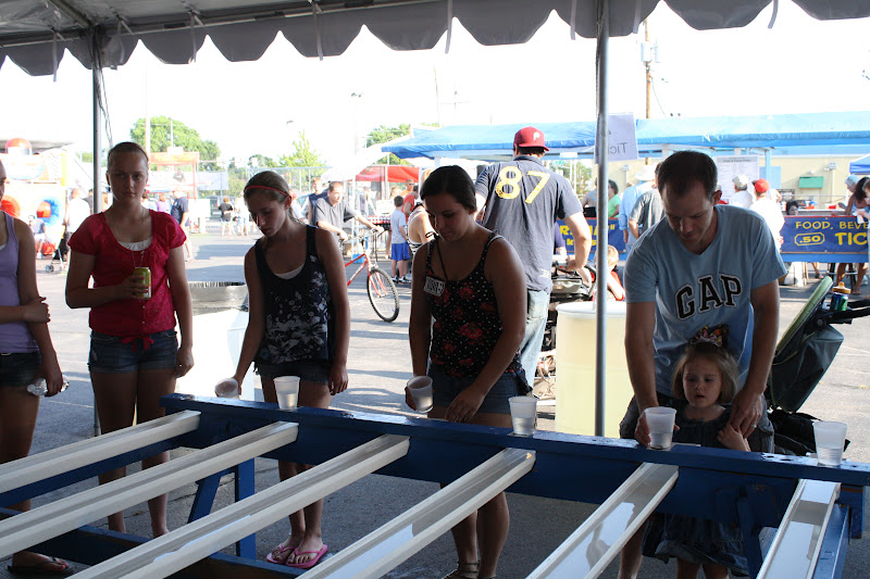 Tiffany, Chris and Ava: Minnow Races