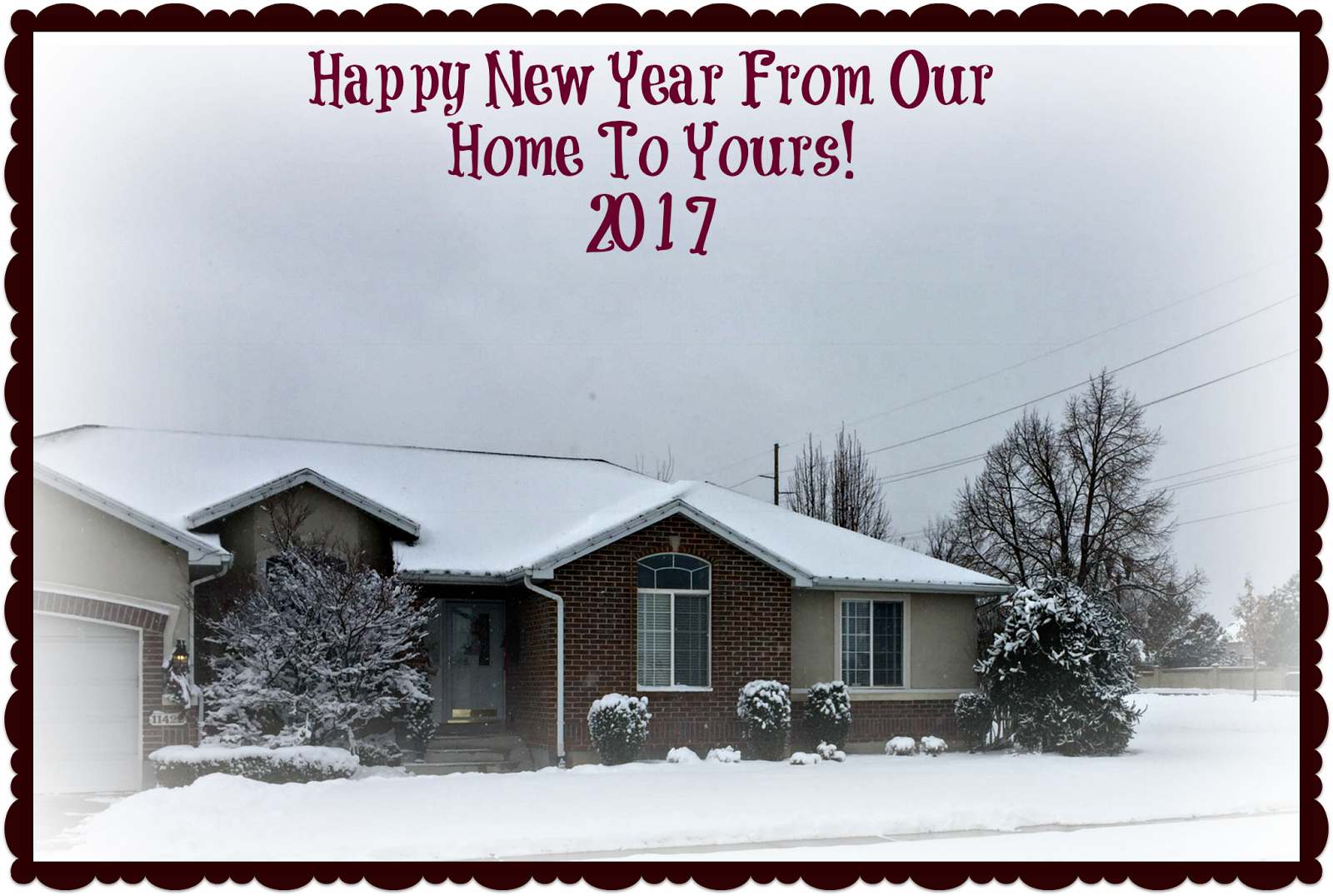 Living Waters By LeAnn: Happy New Years From Our Home To Yours!