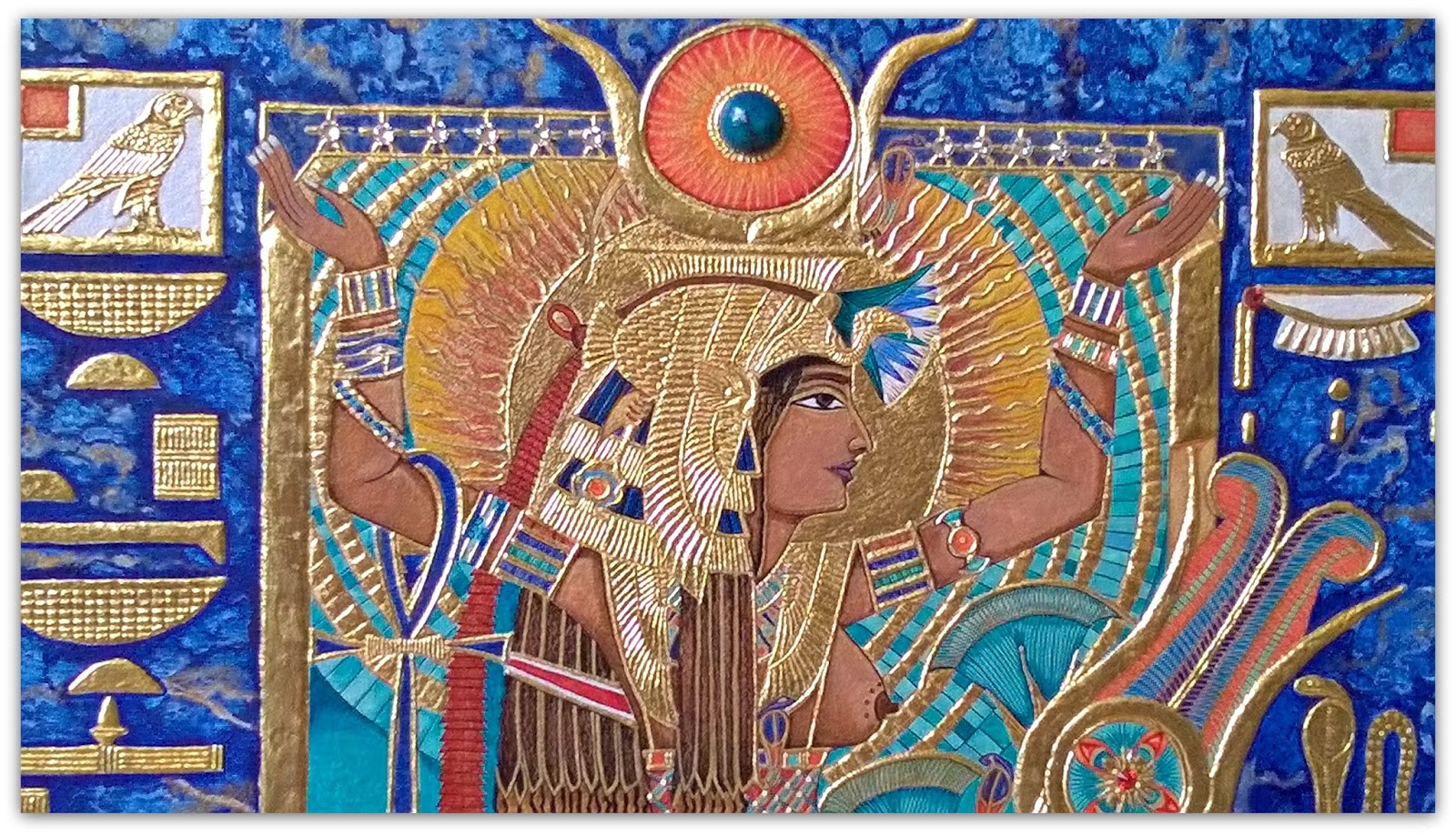 Icons of Kemet: Photo Essay: A Goddess, From Start to Finish