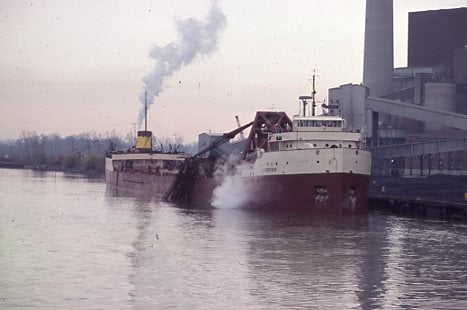Towns and Nature: 1953 St. Clair and 1984 Belle River Detroit Edison (DTE) Power Plants