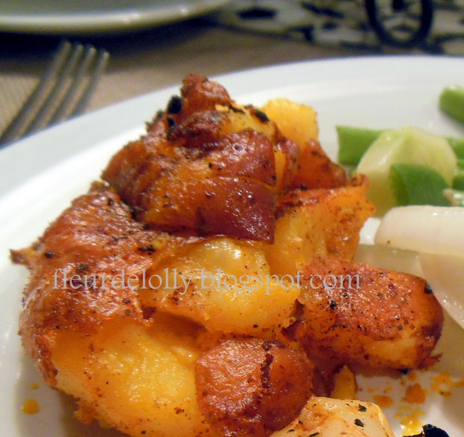 Fleur de Lolly: Cracked Potatoes with Garlic and Citrus