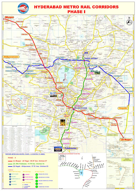 Hyd metro rail route map - lopifood