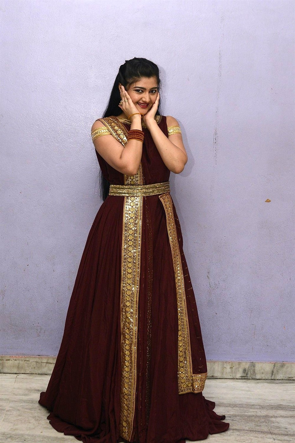 Akshitha at Prementha Panichese Narayana Movie Pre Release Event ...