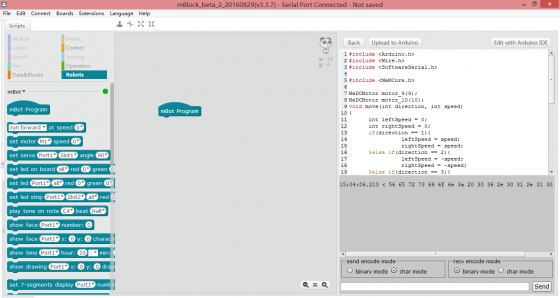 Tools for Technology Students: A First Look at the mBot