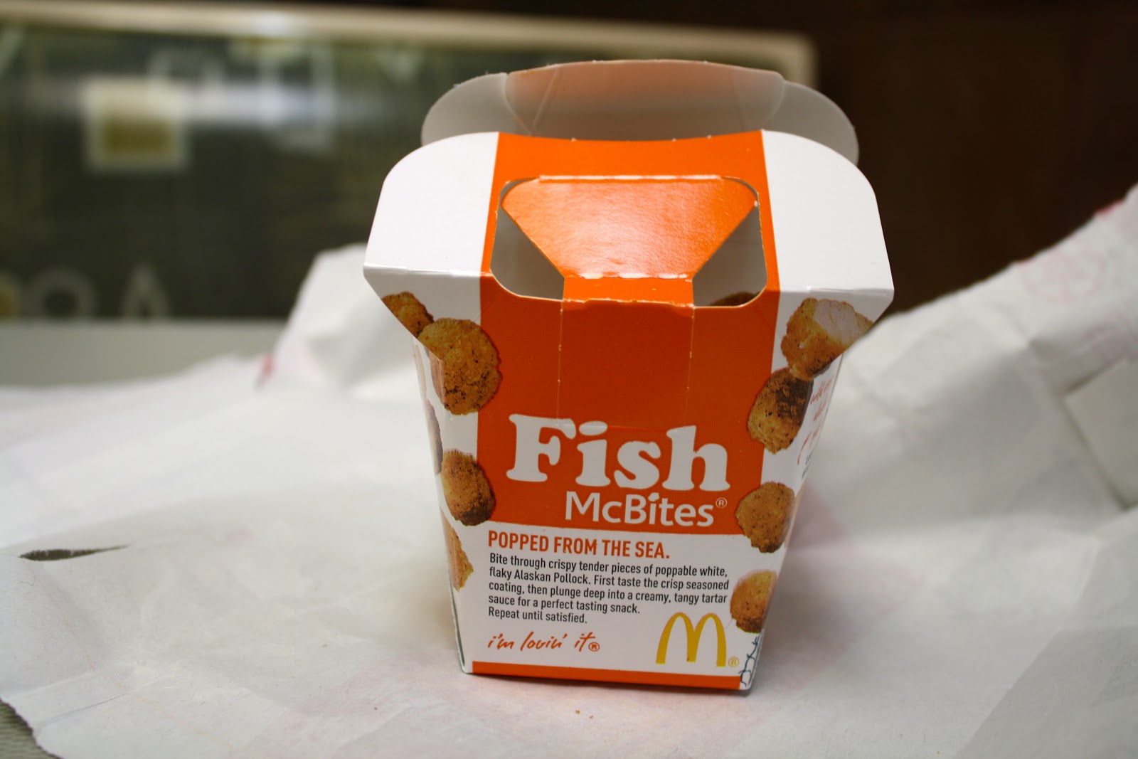 An Immovable Feast: Fast Food Review: McDonald's Fish McBites