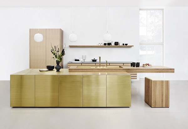 Con los bordes biselados: un modelo de cocina único y refinado | Decoración