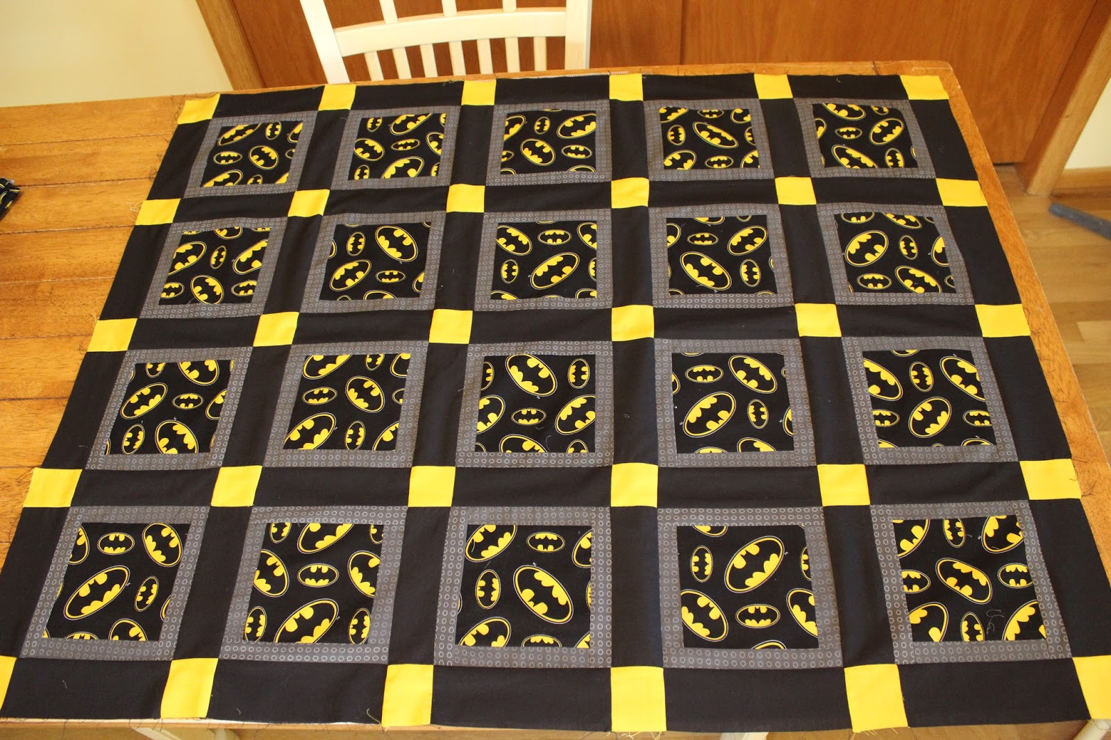 Ohio Thoughts: Child's Batman Quilt