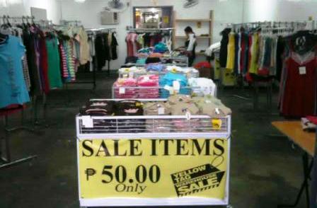 Manila Shopper: Yellow Tag Warehouse Clearance SALE