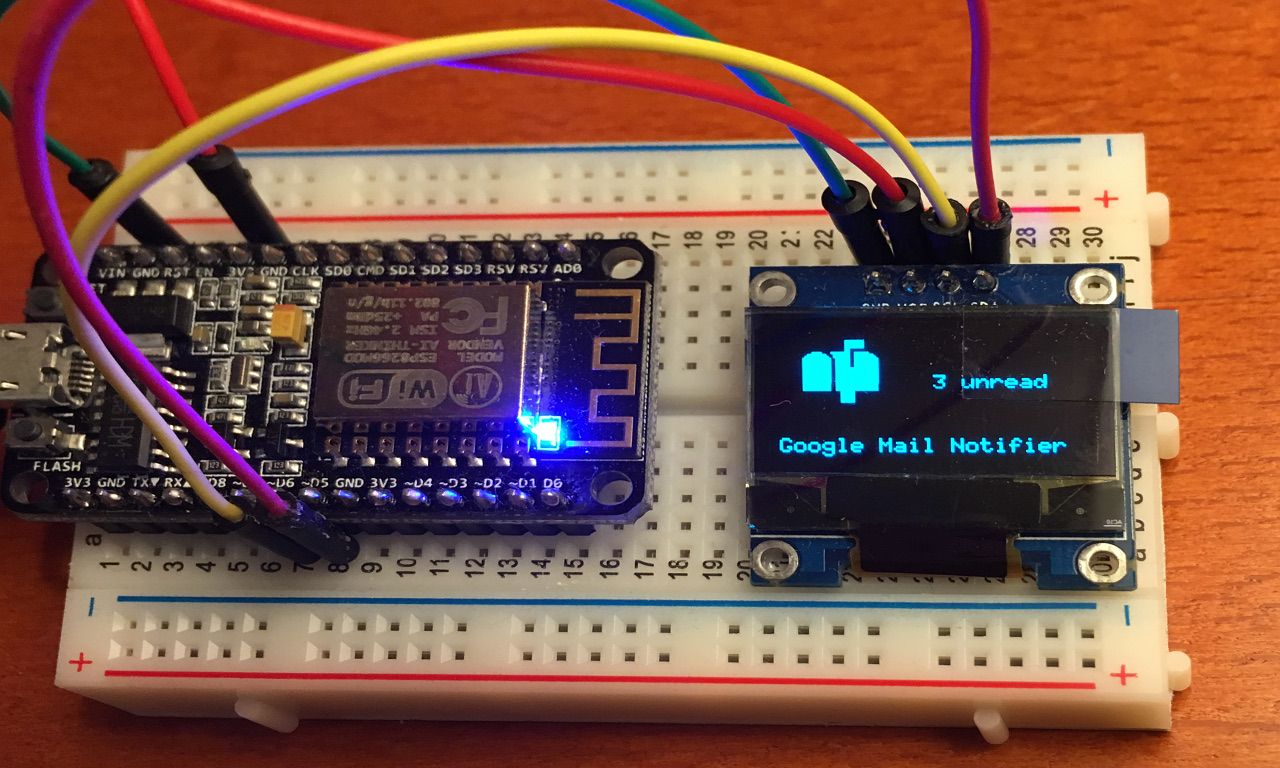 Areresearch Andy Reischle Gmail Notifier With Esp8266 Nodemcu