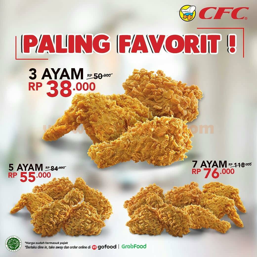 CFC Promo Paket Ayam Favorit –harga Spesial mulai Rp 38.000 - scanharga
