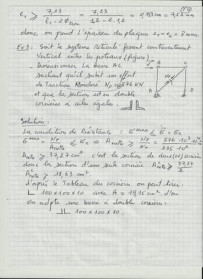 TD : TRACTION SIMPLE