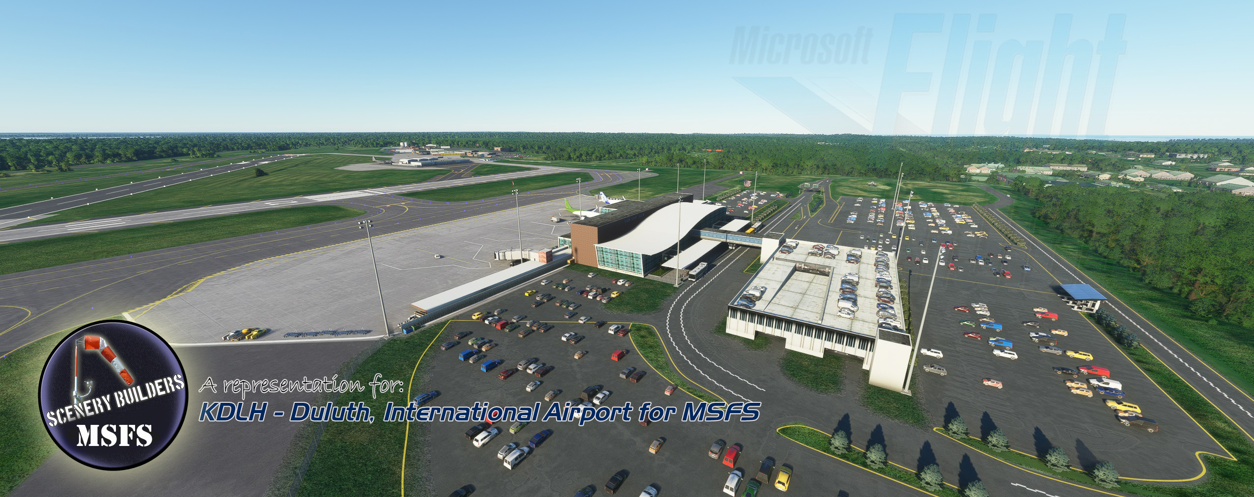FSX, P3D, MSFS scenerybuilders.: KDLH Duluth International Airport MSFS