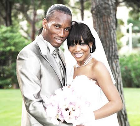Wedding Pictures of Isaac Drogba parents - Didier Drogba and Lalla Diakité