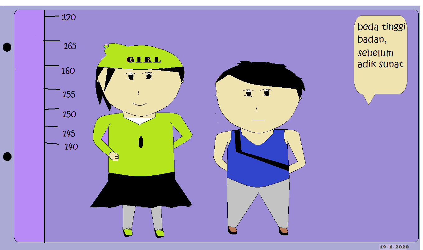 Komik Paintna-Edisi: Beda Tinggi Badan