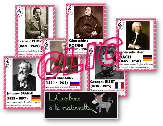 LaCatalane à la maternelle...: Ecoute musicale : les compositeurs (2)