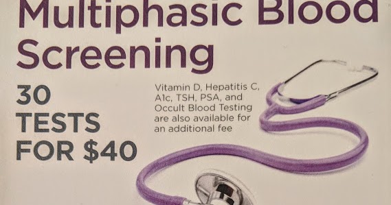 Cameron County PA News: Multiphasic Blood Screening