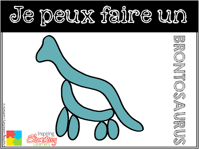 Ressources en français: Dinosaures en pâte à modeler