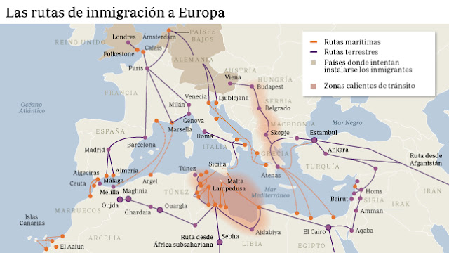 La inmigración en el mundo: noviembre 2015