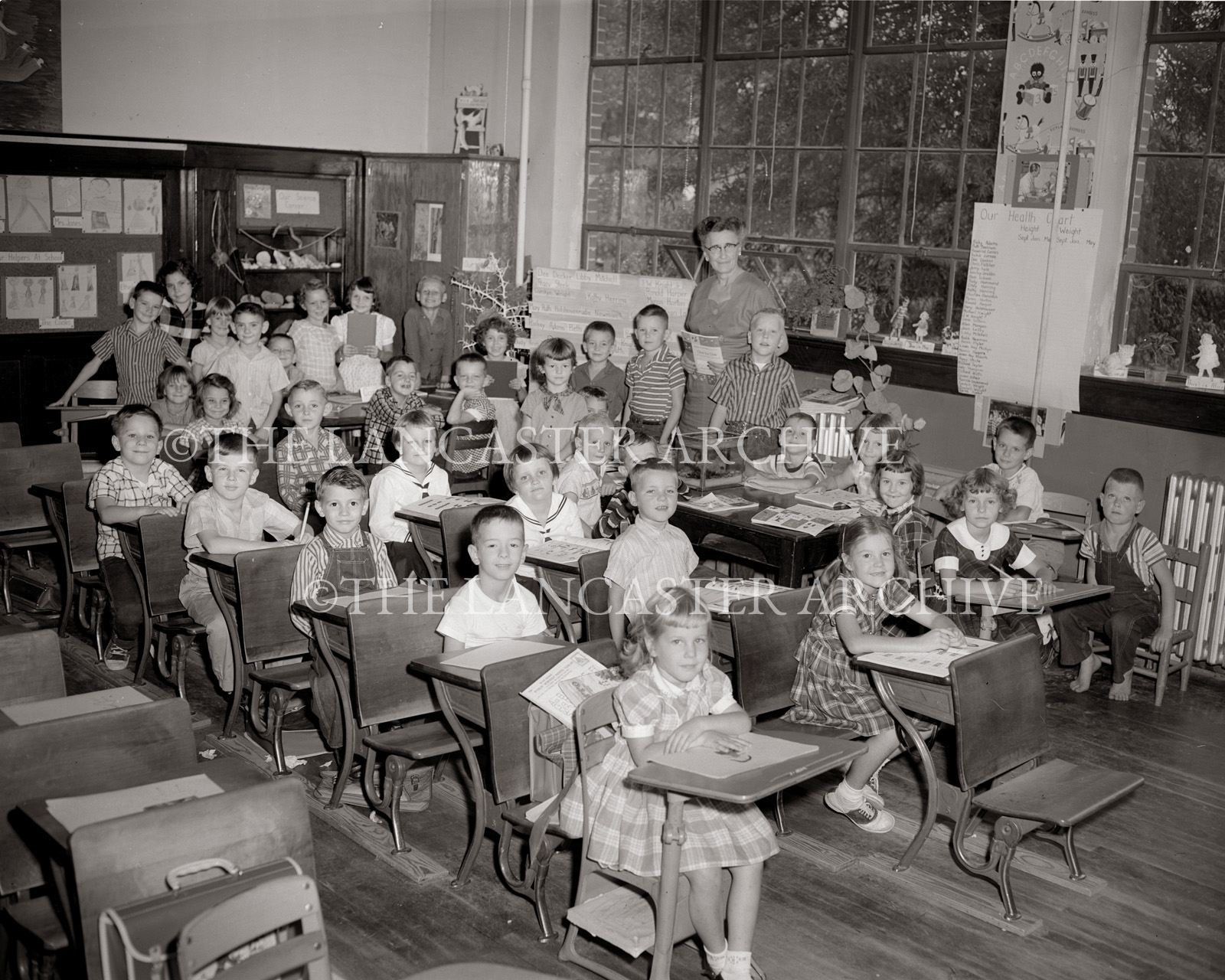 THE LANCASTER ARCHIVE: Chesterfield School First Grade Class - 1958 ...