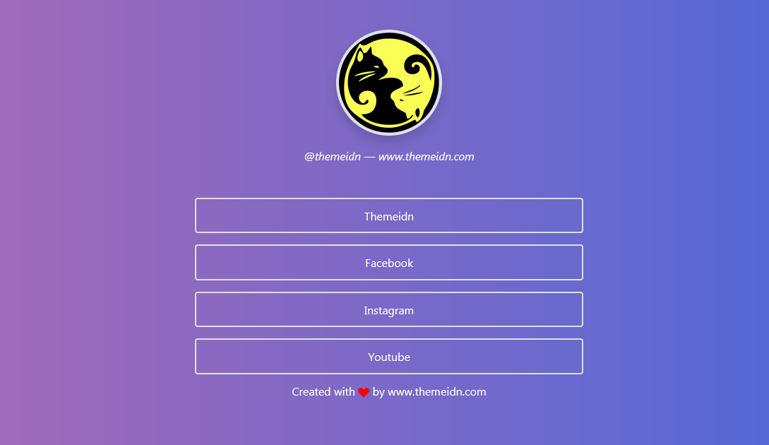 [Themeidn] Biolink Blogger Template