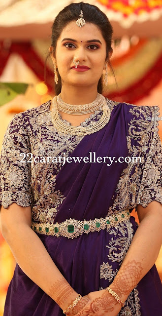 Manjula Rao Daughter Diamond Jewellery - Jewellery Designs