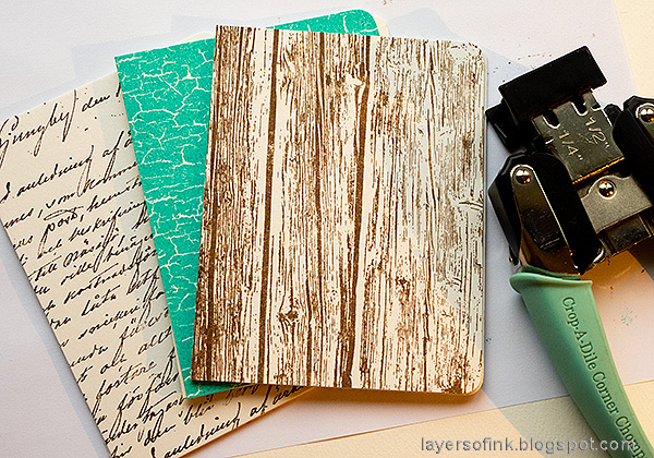 Layers of ink: Vintage Nature DIY Sketchbooks