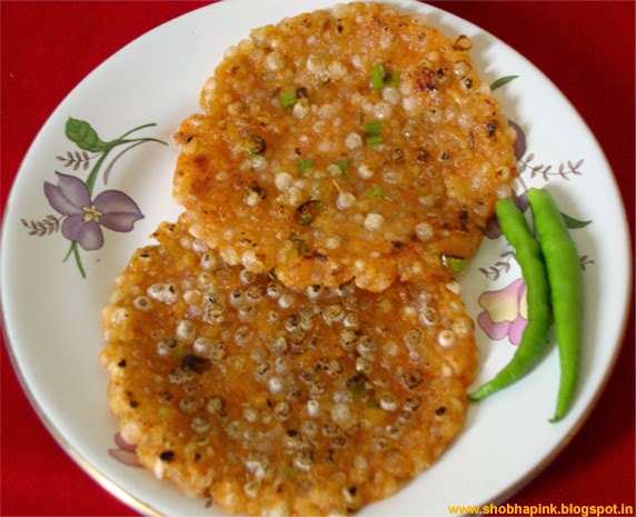 Shobha's: Sabudana Thalipeeth