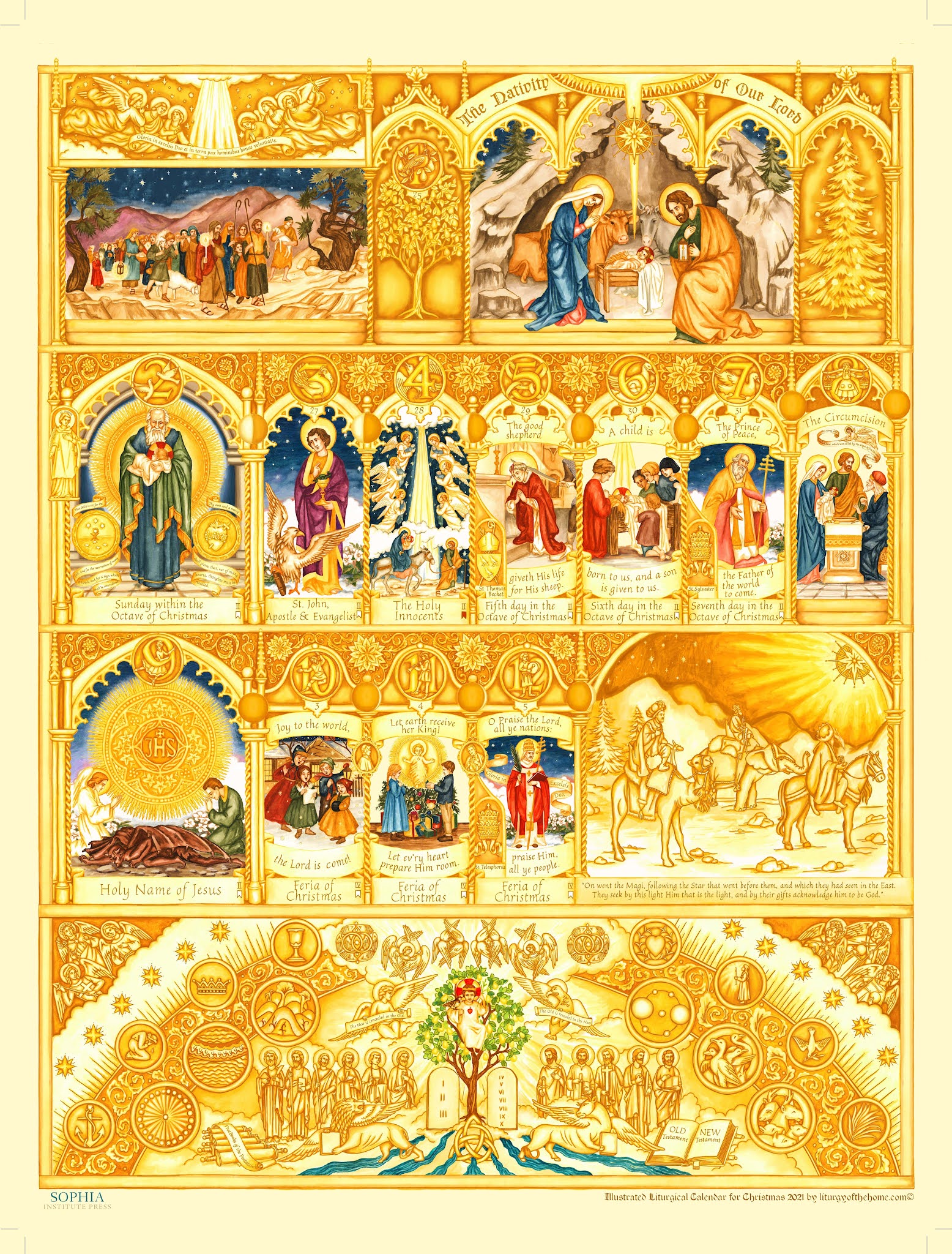 RORATE CÆLI: “The Illustrated Liturgical Year Calendar” — Beautiful New ...