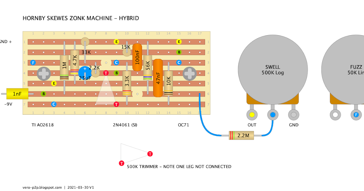 Guitar Effects - Vero - Point to Point - Tag Board Layouts: JOHN HORNBY ...
